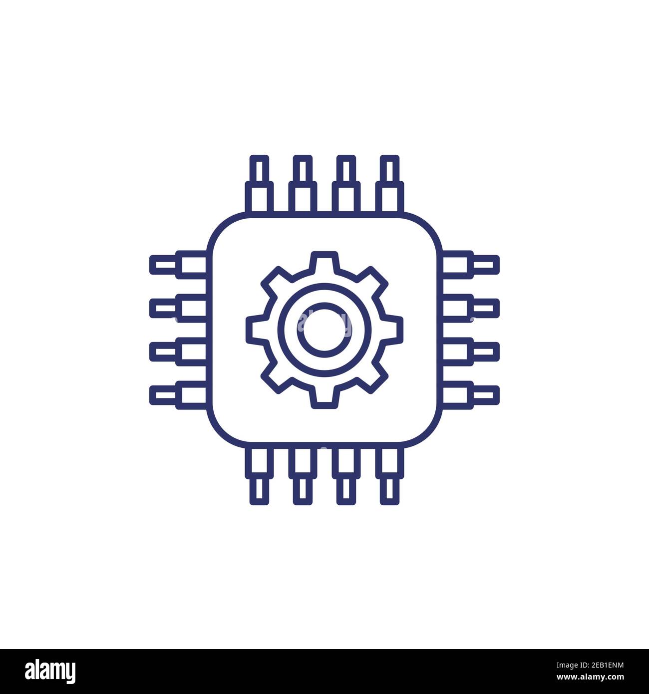 Microelectronics technology Stock Vector Images - Alamy
