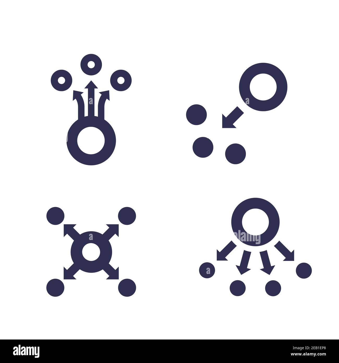 dispersion icons on white, vector Stock Vector Image & Art - Alamy