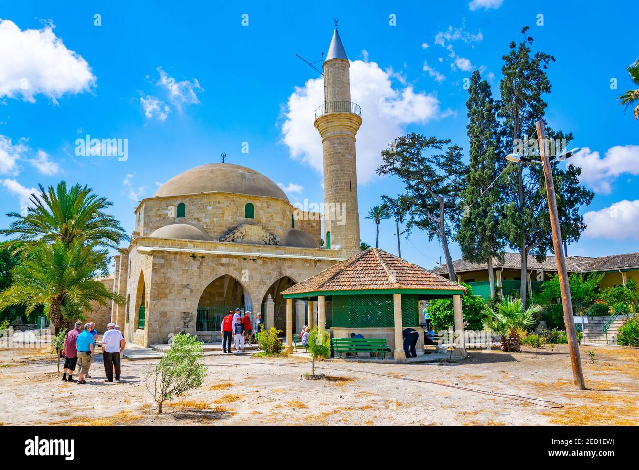 Cyprus greek mosque hala sultan hi-res stock photography and images - Alamy