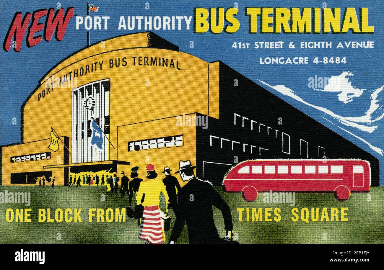 New Port Authority Bus Terminal Stock Photo - Alamy