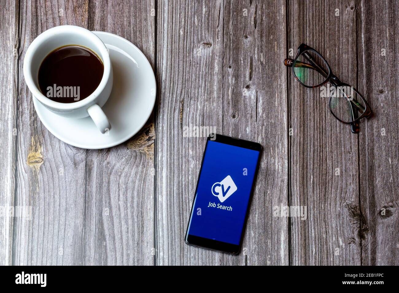 Cv library job search app hi-res stock photography and images - Alamy