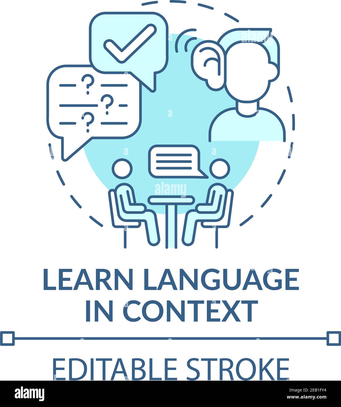 Learning language in context concept icon Stock Vector Image & Art - Alamy Learning language in context concept icon Stock Vector Image & Art - Alamy