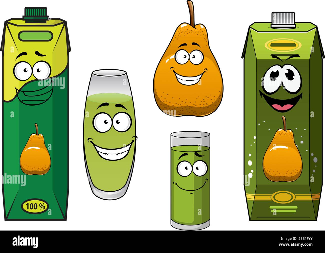 Juice cartoon carton hi-res stock photography and images - Alamy