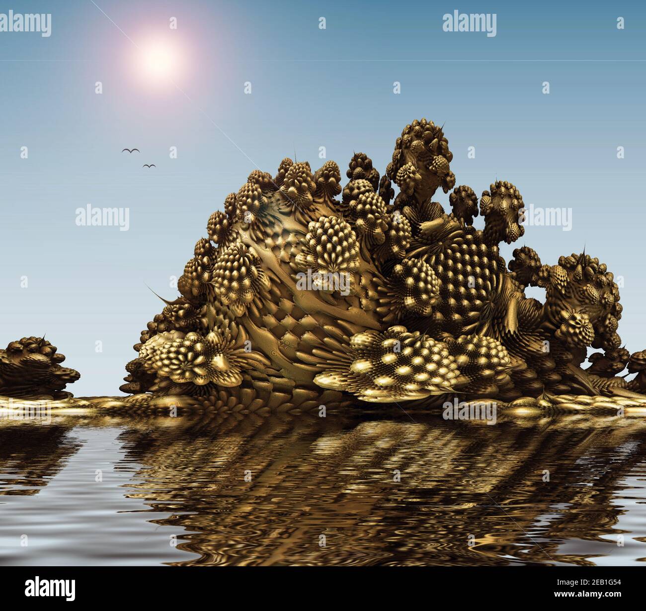 Computer generated 3D illustration artwork Stock Photo - Alamy