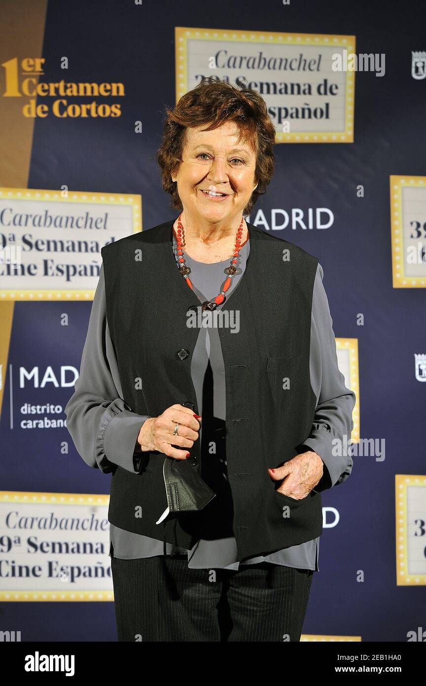 Actress Julieta Serrano attends the 39th Carabanchel Cinema Week ...