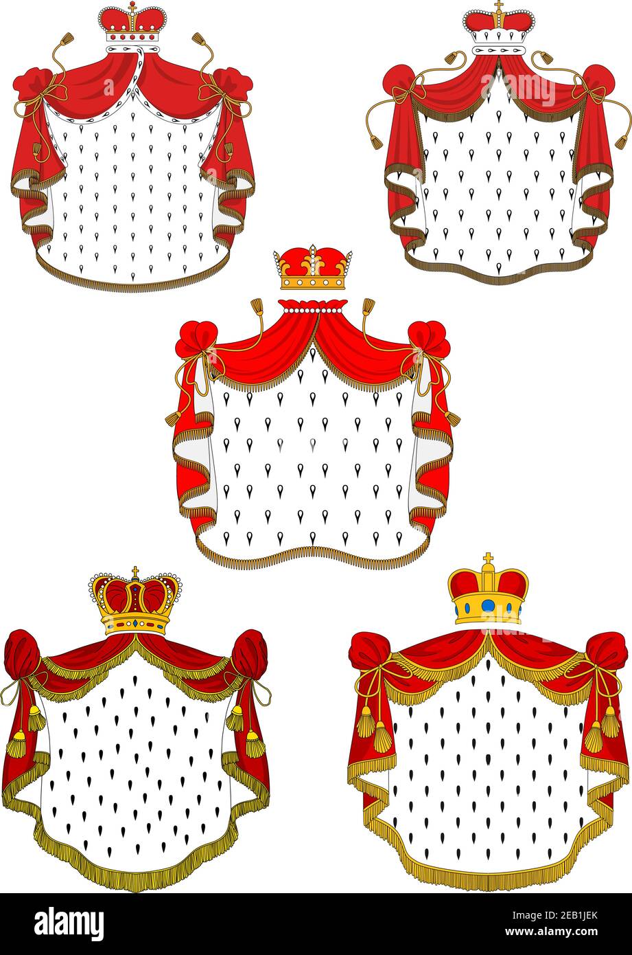 Royal mantle symbol hi-res stock photography and images - Alamy