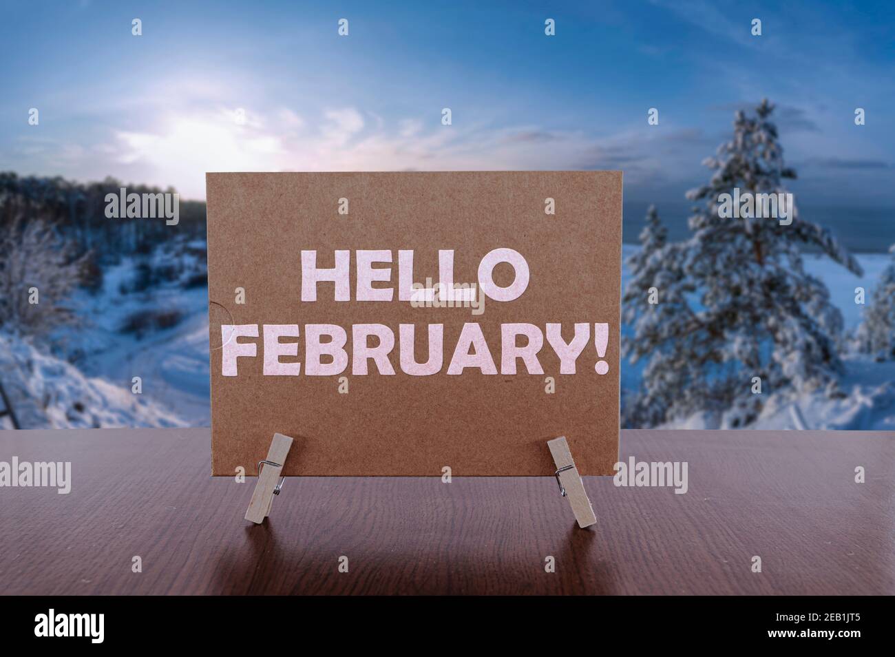 February Winter Backgrounds
