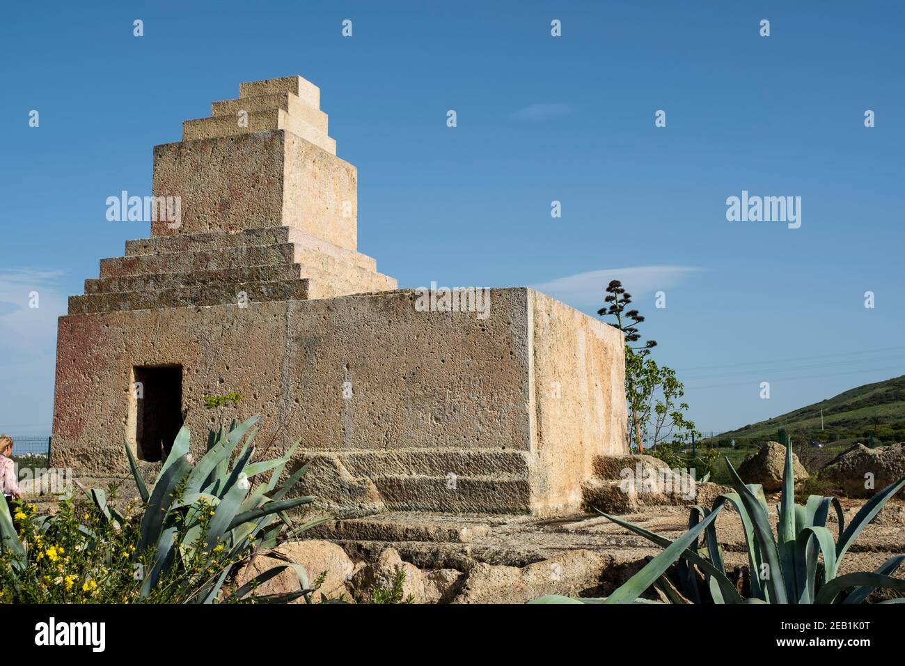 Persian tomb monument in Phokaia ( Foca), Izmir, TURKEY Stock Photo - Alamy