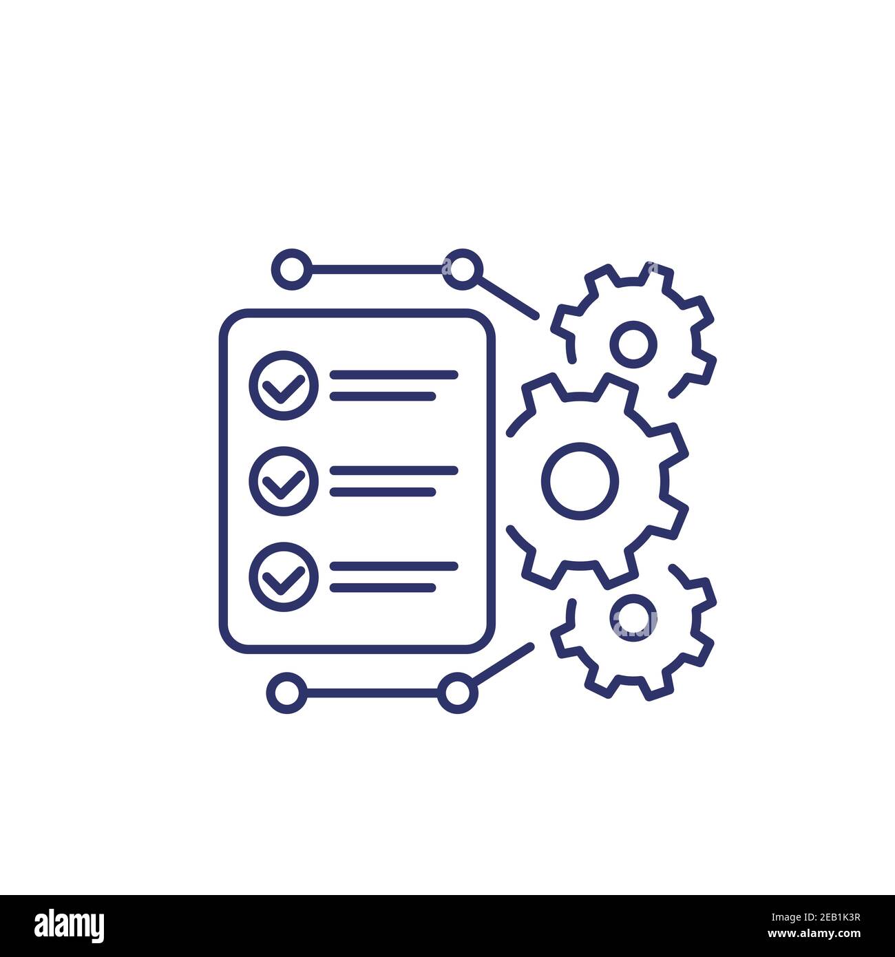 Management procedures Stock Vector Images - Alamy