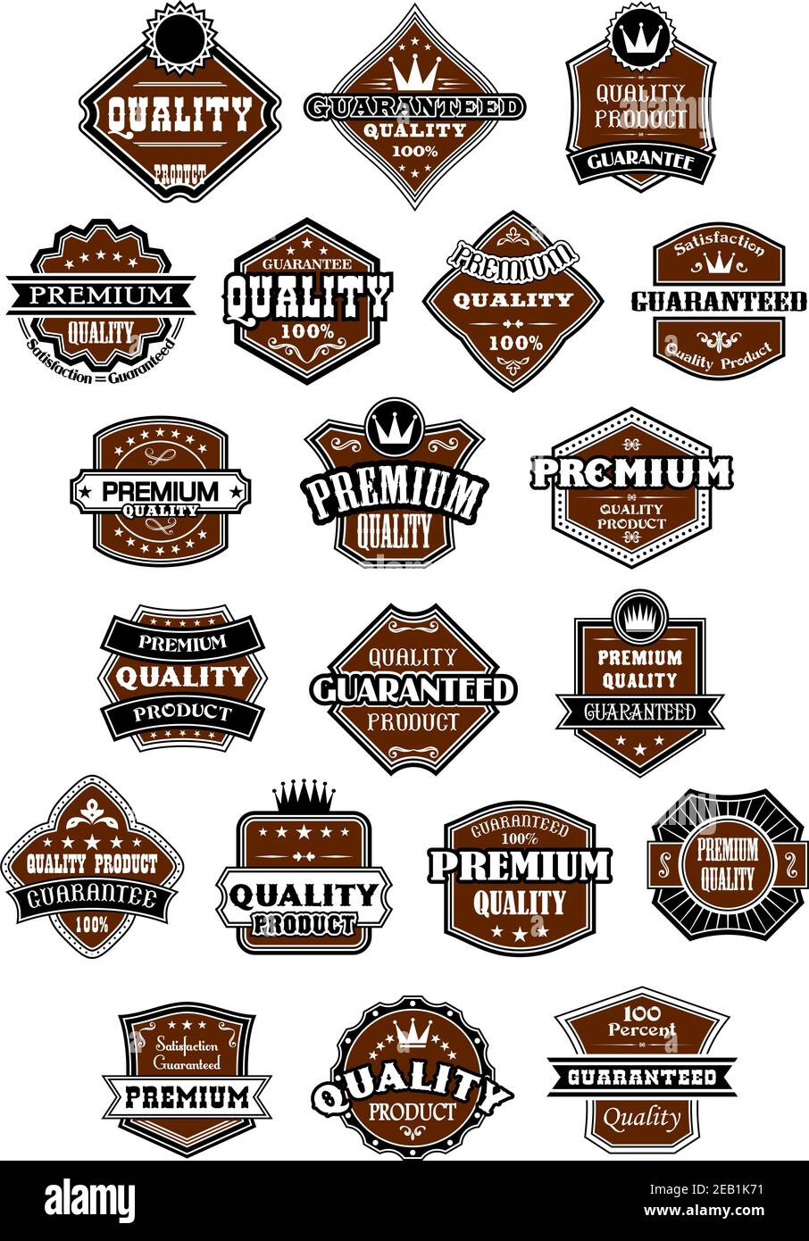 Vintage and retro wild west style labels or banners for retail and sale ...