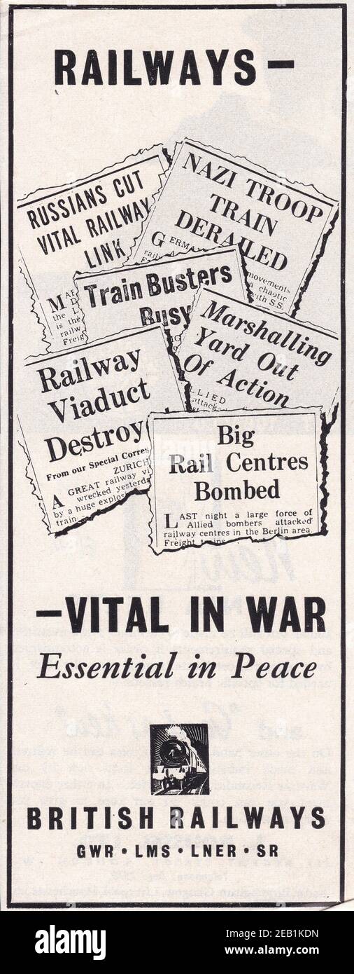 British railways advert hi-res stock photography and images - Alamy