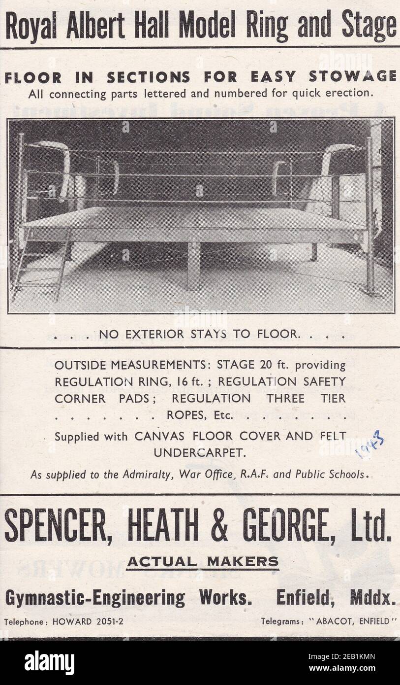 Vintage newspaper advert for Spencer, Heath & George Ltd - Royal Albert ...