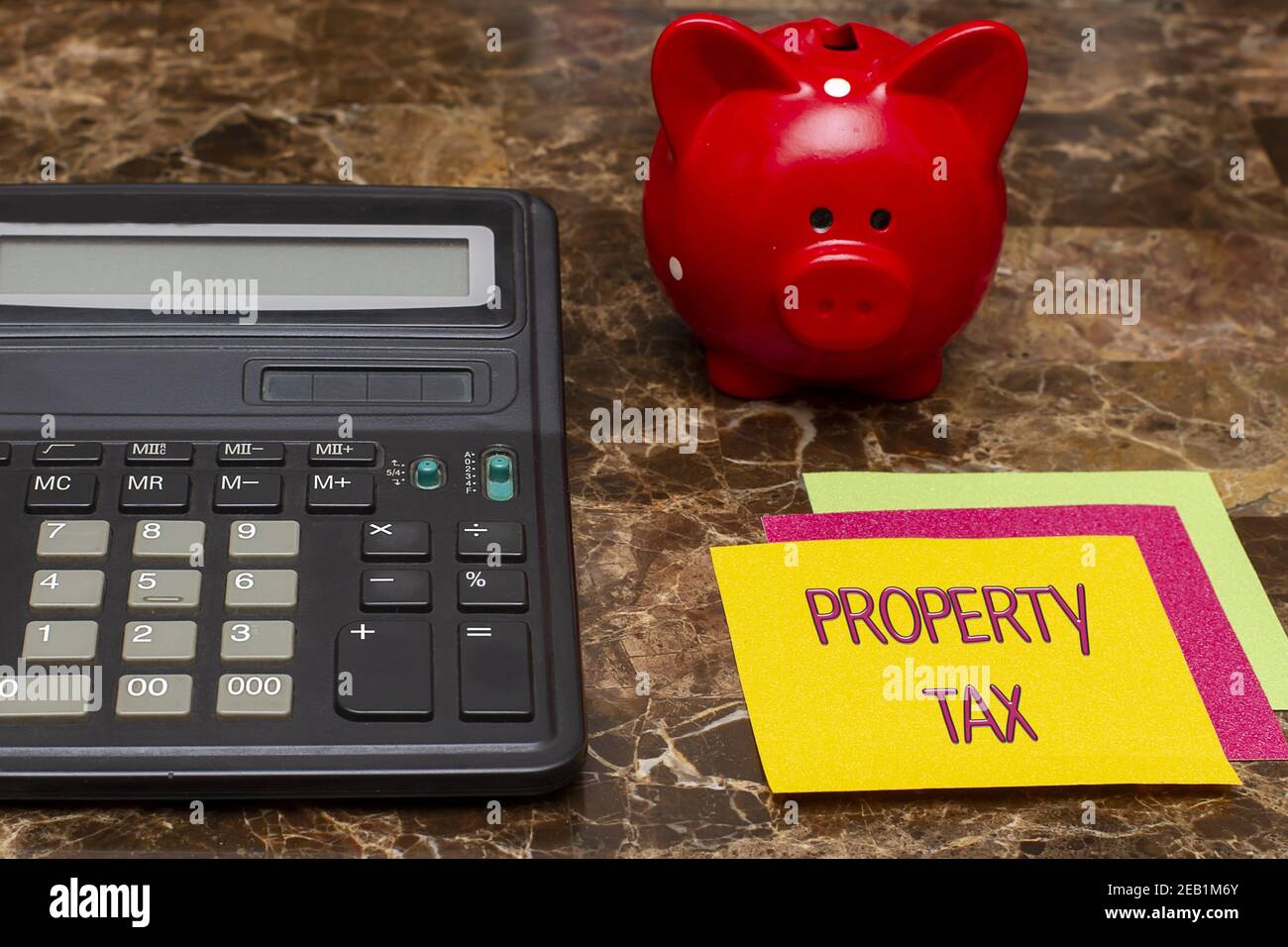 Calculate the mortgage rate and tax in real estate. Text PROPERTY TAX ...