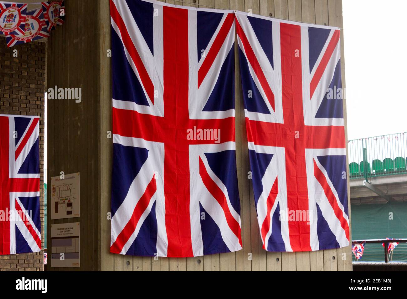 Two union jack flags hi-res stock photography and images - Alamy