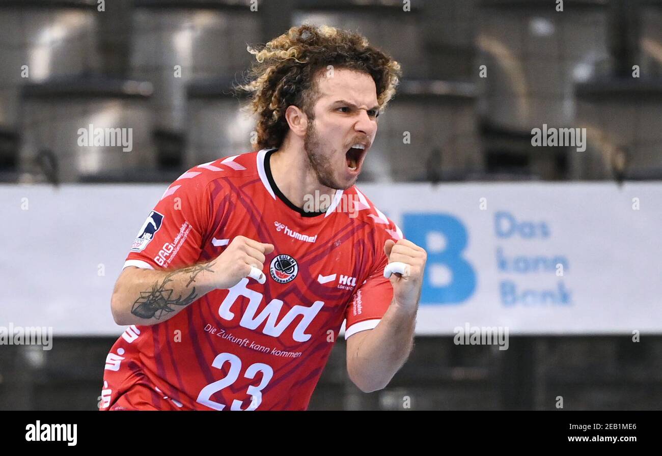 Stuttgart, Germany. 11th Feb, 2021. Handball: Bundesliga: TVB Stuttgart ...
