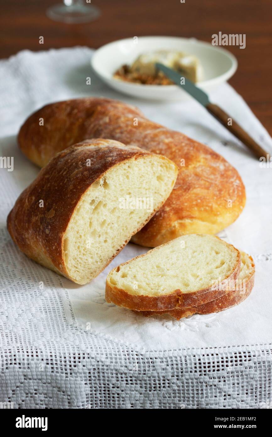 French ciabatta hi-res stock photography and images - Alamy