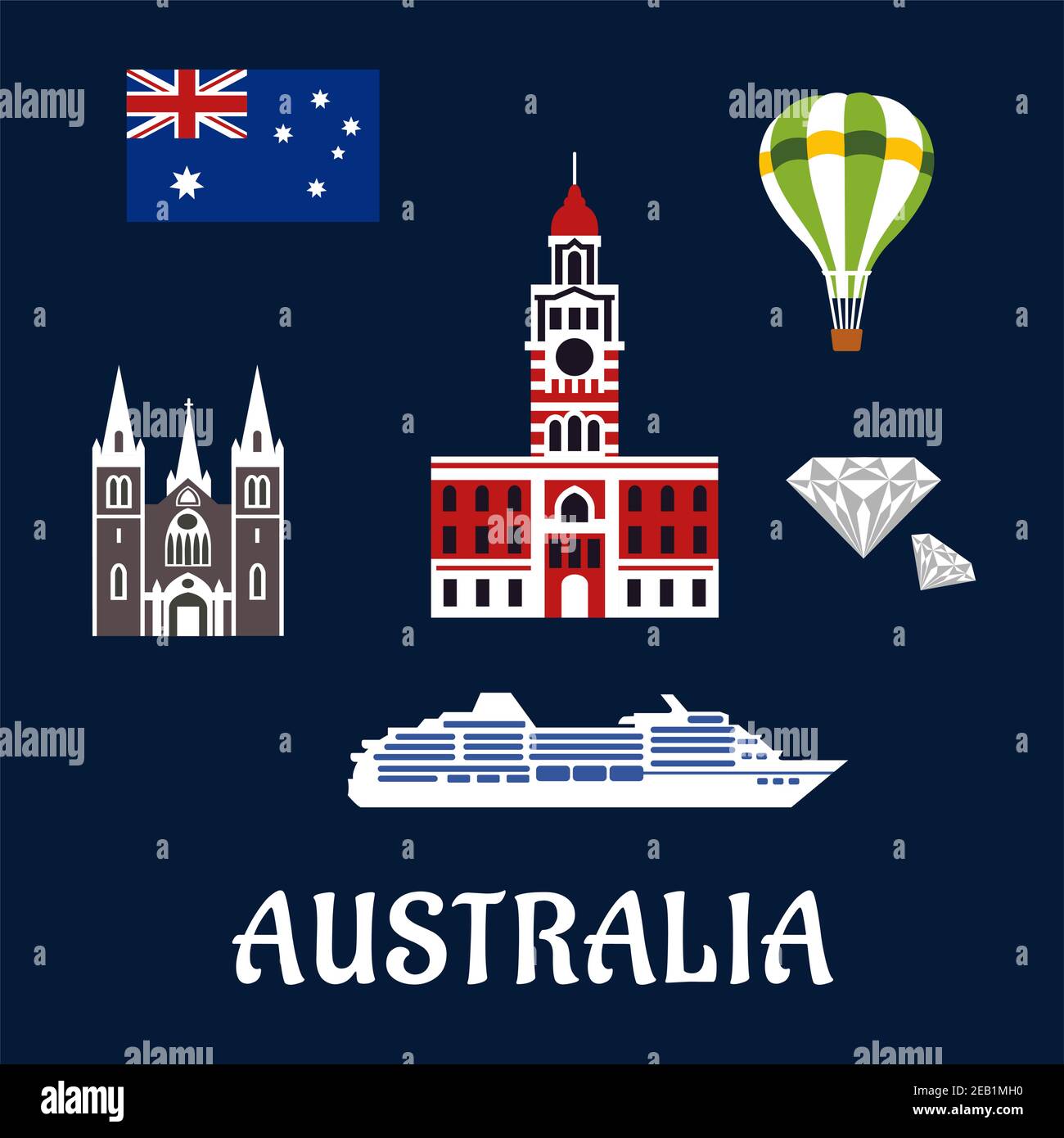 Outback south australia Stock Vector Images - Alamy