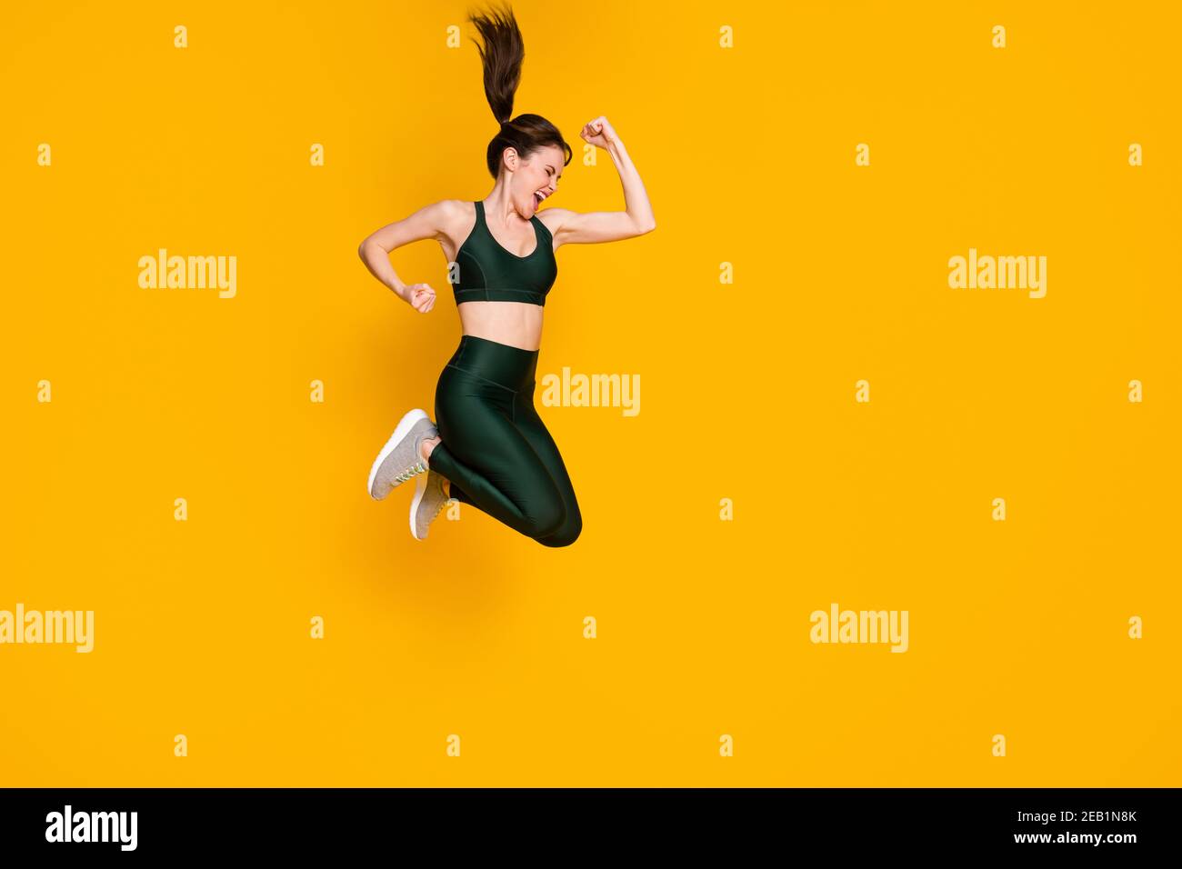 Exercise dynamic victory hi-res stock photography and images - Alamy