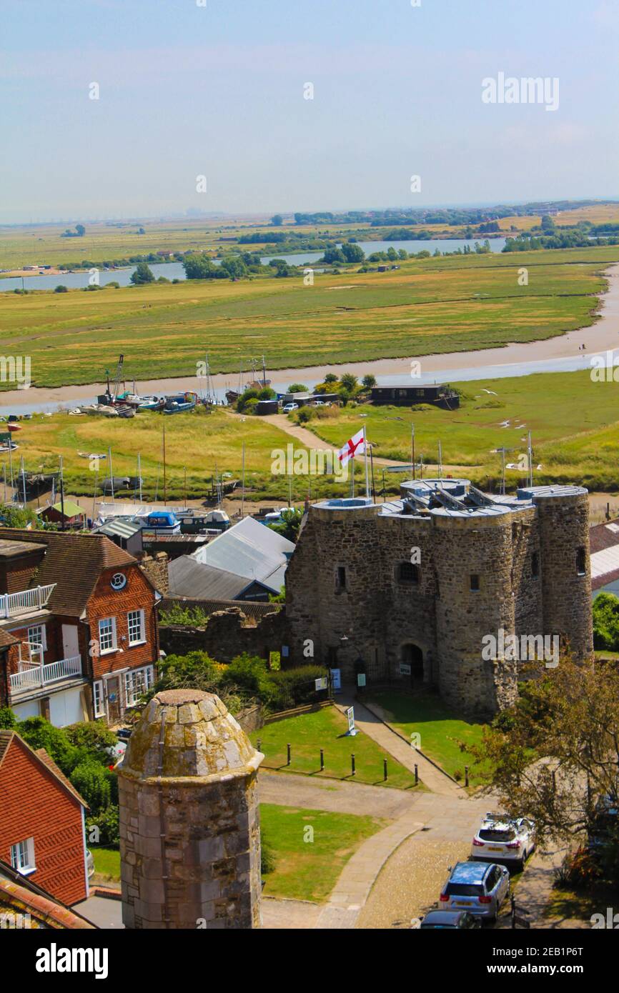 Rye east sussex town skyline hi-res stock photography and images - Alamy