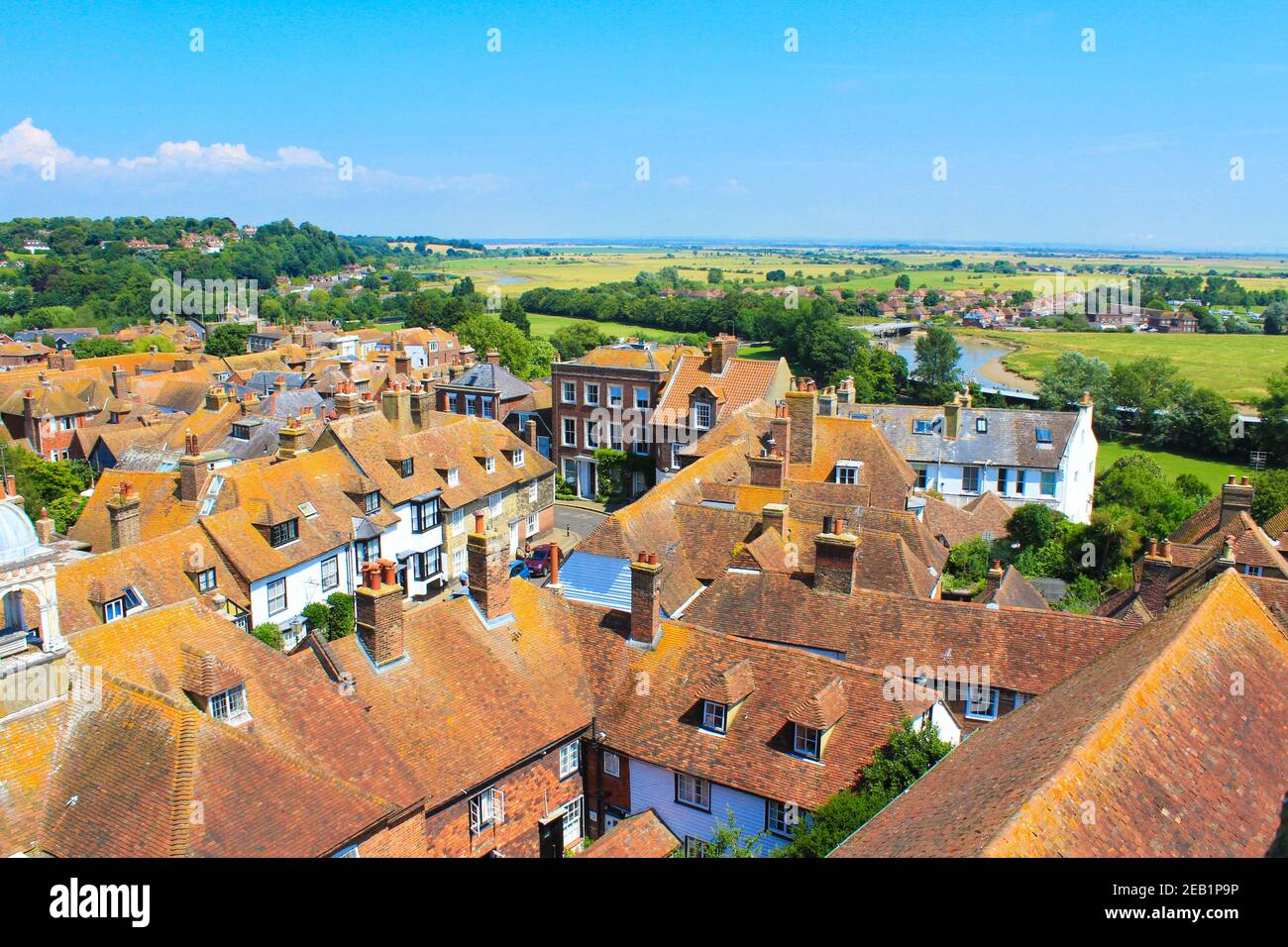 Rye east sussex town skyline hi-res stock photography and images - Alamy