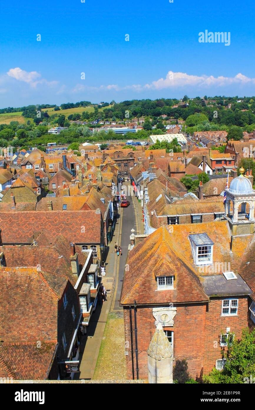 Rye east sussex town skyline hi-res stock photography and images - Alamy