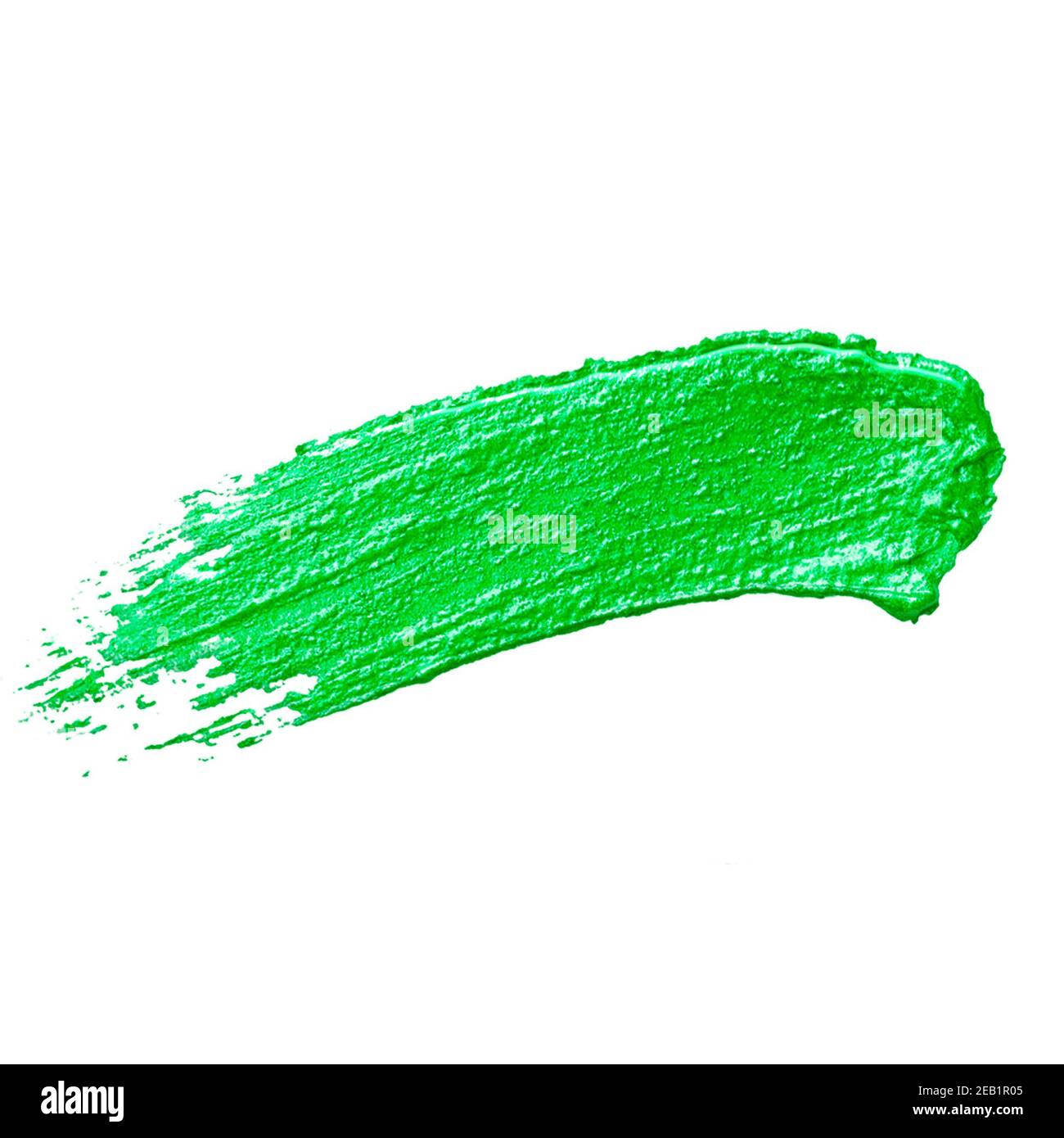 Beautiful green smear brush background Stock Photo - Alamy