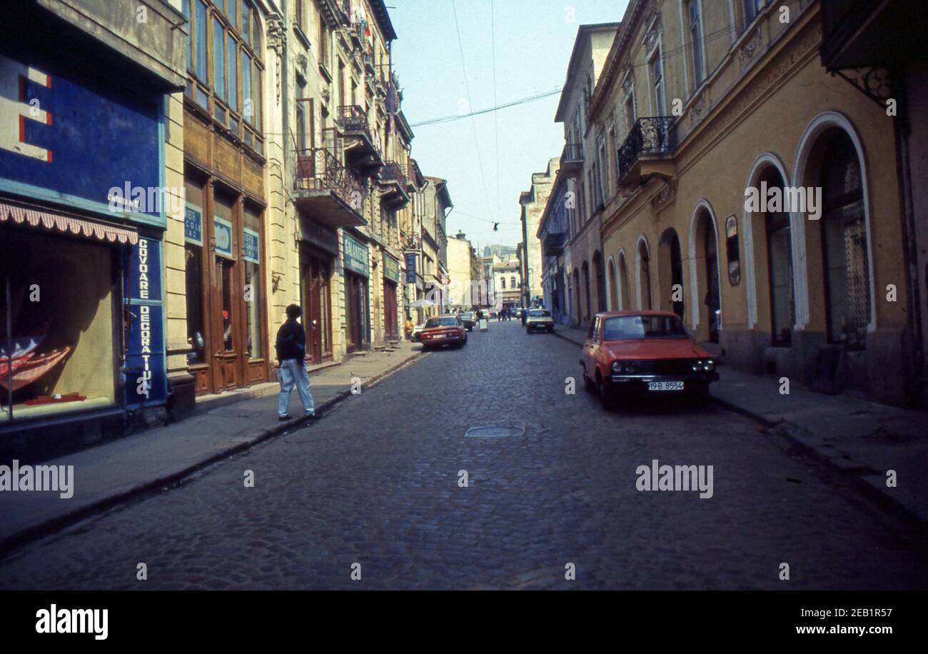 Reportage Romania 1991. Bucharest, shortly after the end of communism ...