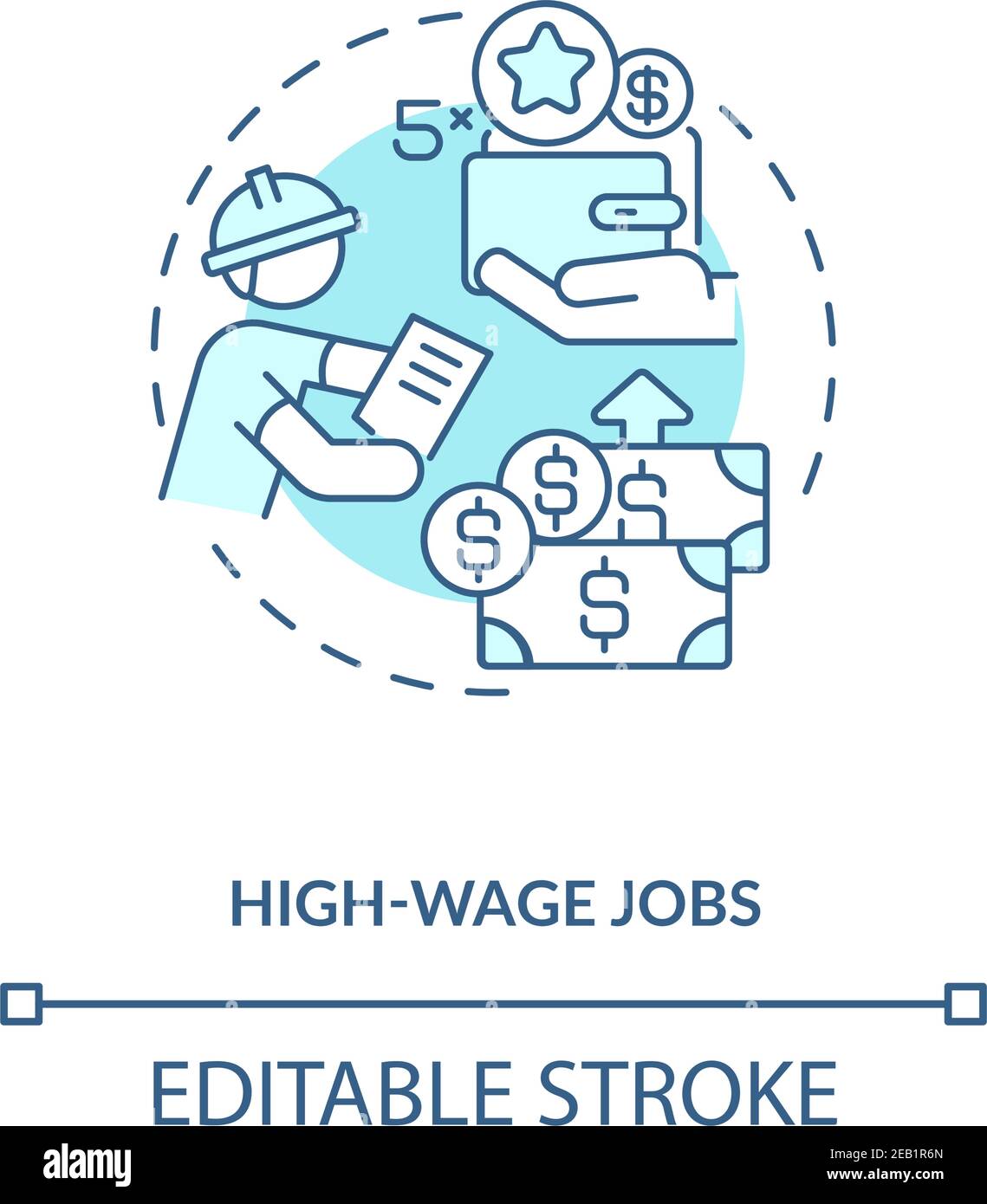 New wage Stock Vector Images - Alamy