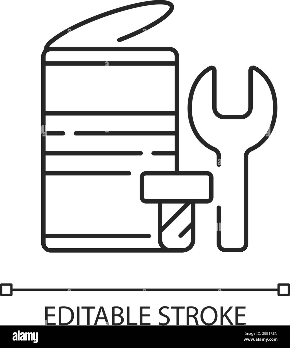 Scrap metal iron junk Stock Vector Images - Alamy