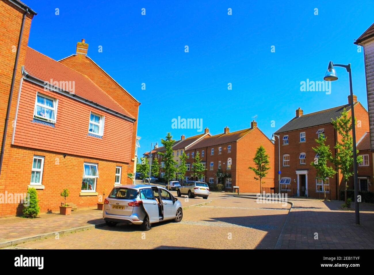 New mixed housing development few occupied,some empty at Hamstreet ...