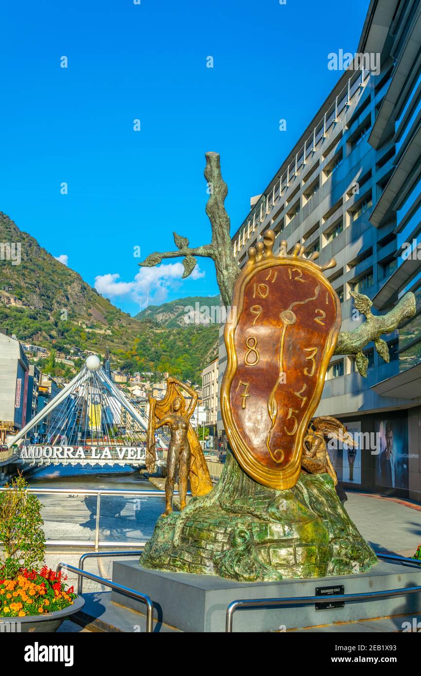 ANDORRA LA VELLA, ANDORRA, SEPTEMBER 29, 2017: Noblesse du Temps ...