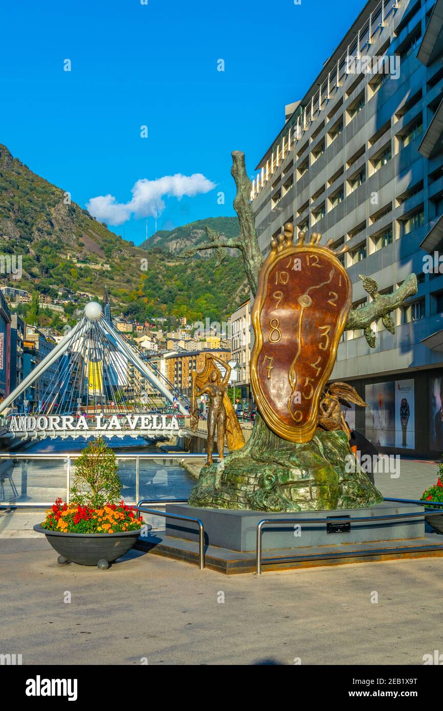ANDORRA LA VELLA, ANDORRA, SEPTEMBER 29, 2017: Noblesse du Temps ...