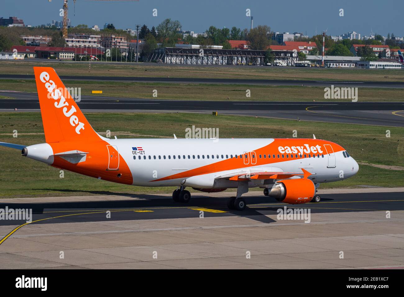 Berlin Germany - April 21. 2018: Easyjet Airbus A320 at Berlin Tegel ...