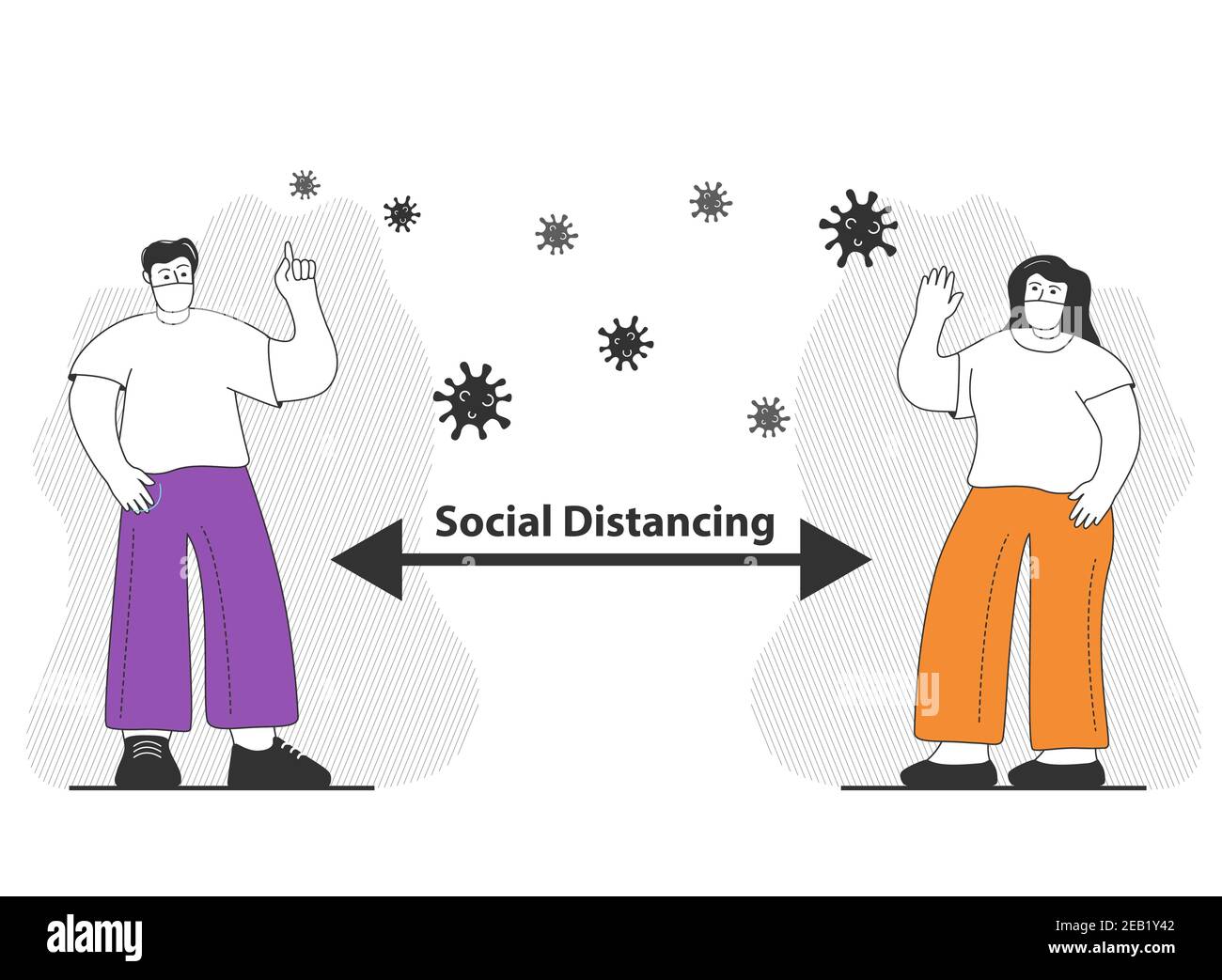 Space between characters Stock Vector Images - Alamy