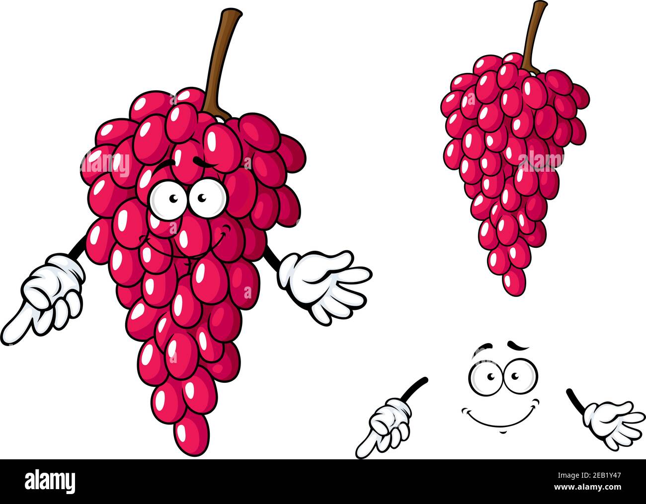 Red Grape Cartoon