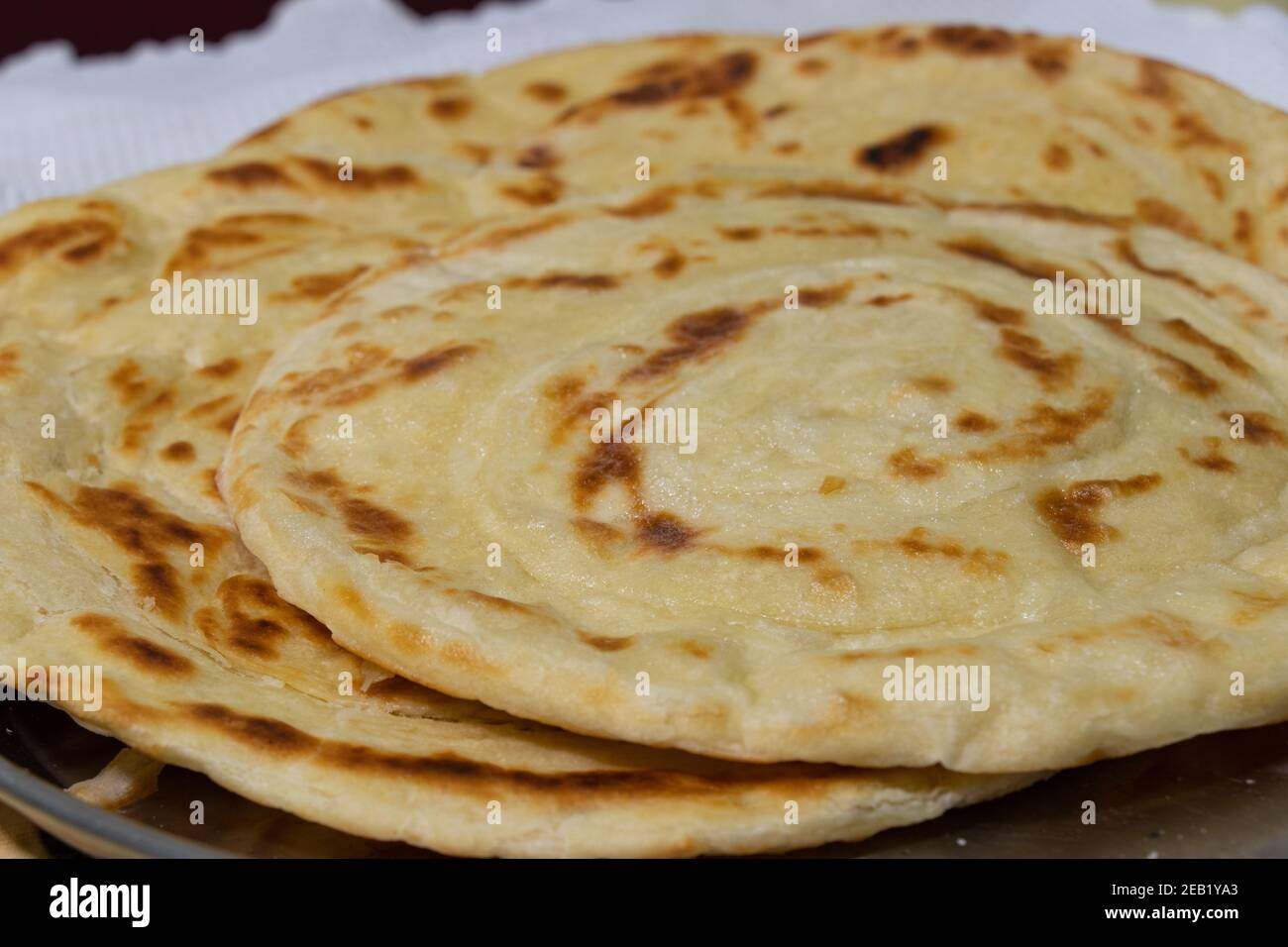 Turkish traditional flaky (katmer) bread Stock Photo - Alamy