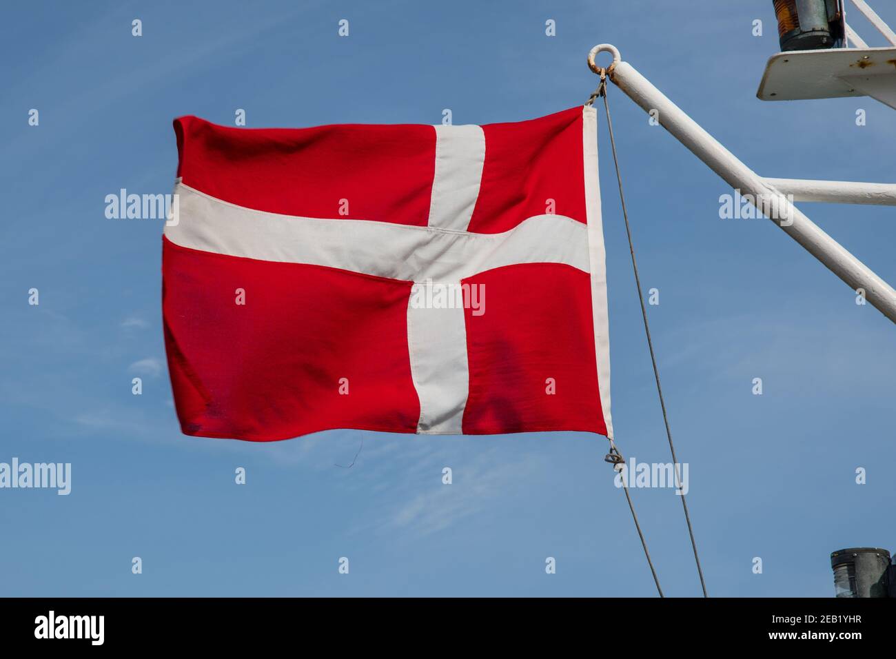 National danish flag dannebrog on hi-res stock photography and images ...