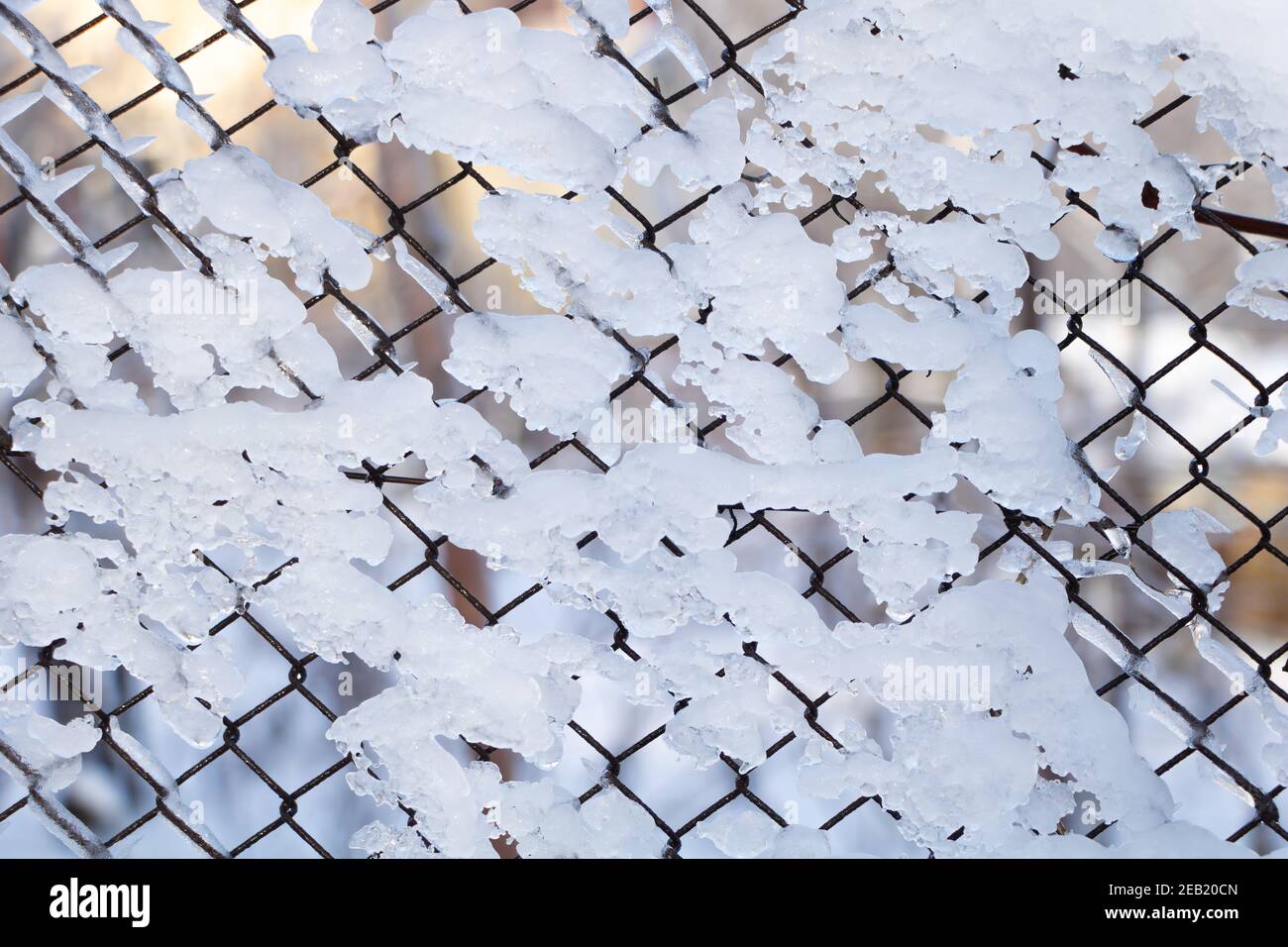 Water melting snow on metal hi-res stock photography and images - Alamy