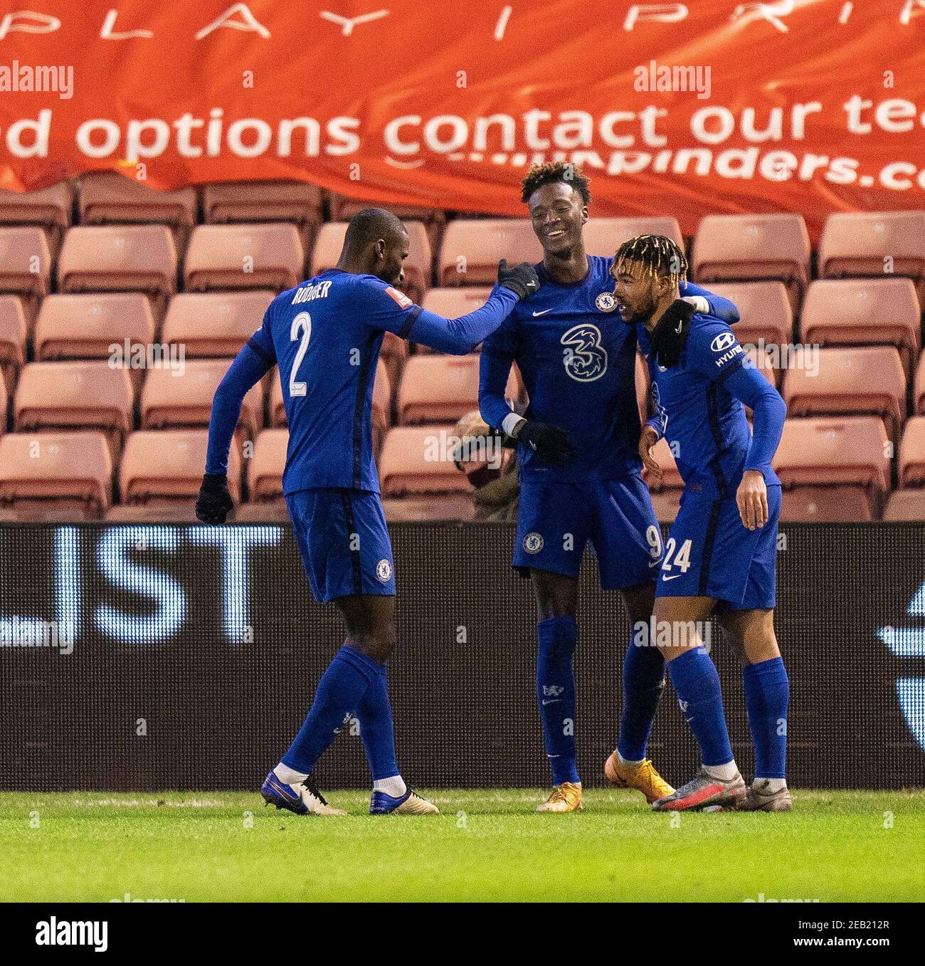 Oakwell Stadium, Barnsley, Yorkshire, UK. 11th Feb, 2021. English FA ...