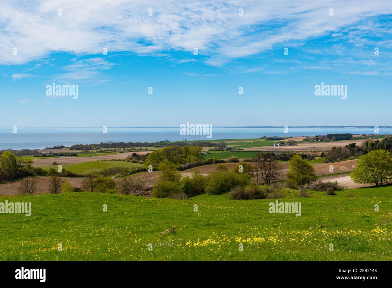 Sky Hills Danish Landscape High Resolution Stock Photography and Images ...
