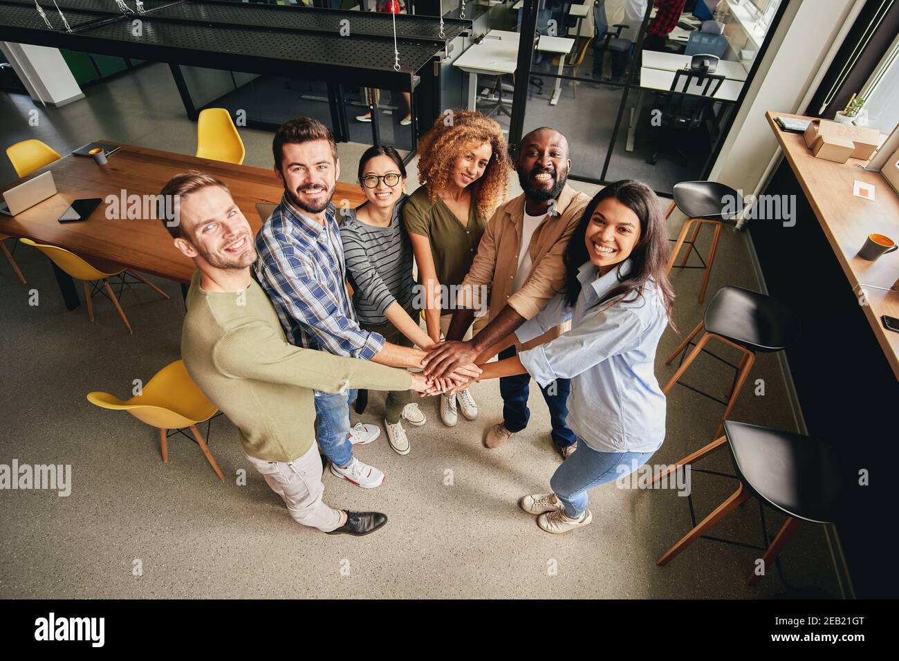 Multiracial teammates hi-res stock photography and images - Alamy