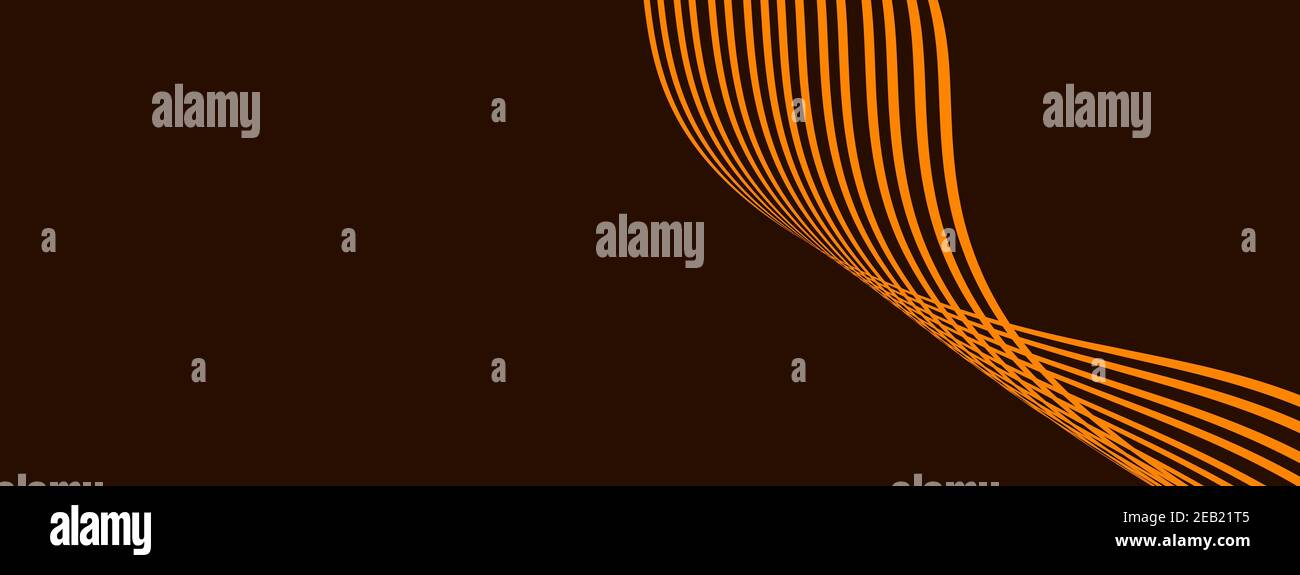 Beautiful brown banner background. Abstract elegant backdrop with curve ...