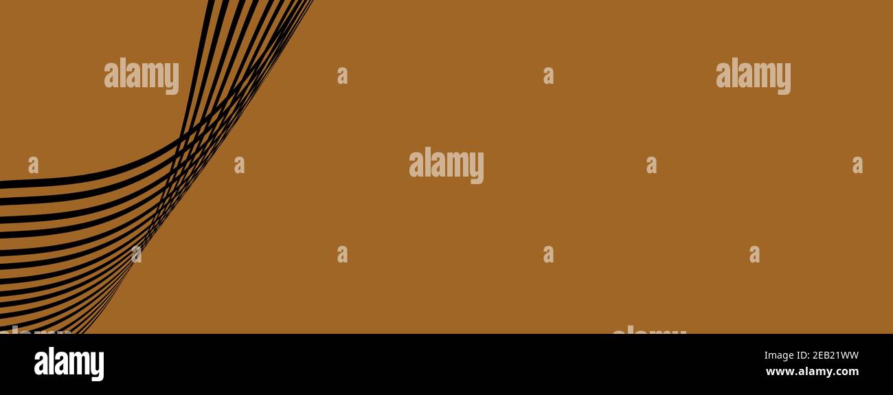 Abstract brown modern curve lines background for banner concept Stock ...