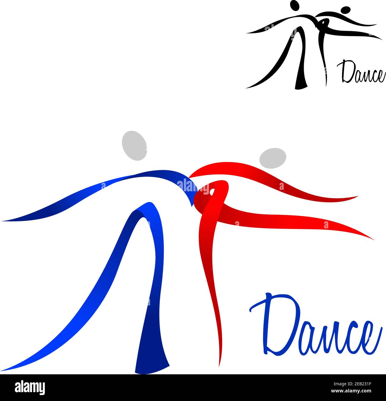 Dancer woman red flowing hi-res stock photography and images - Alamy