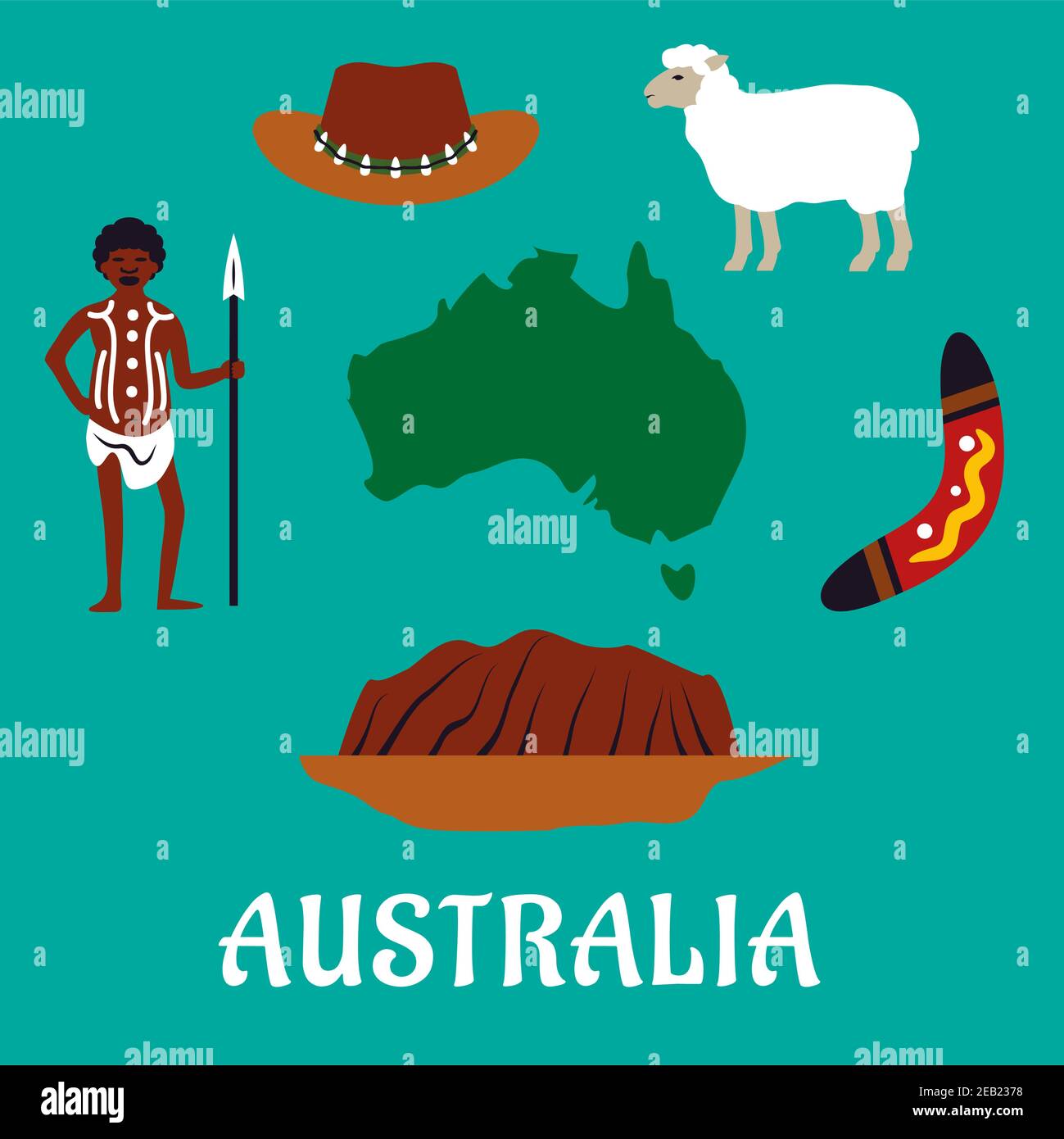 Australia queensland animal Stock Vector Images - Alamy
