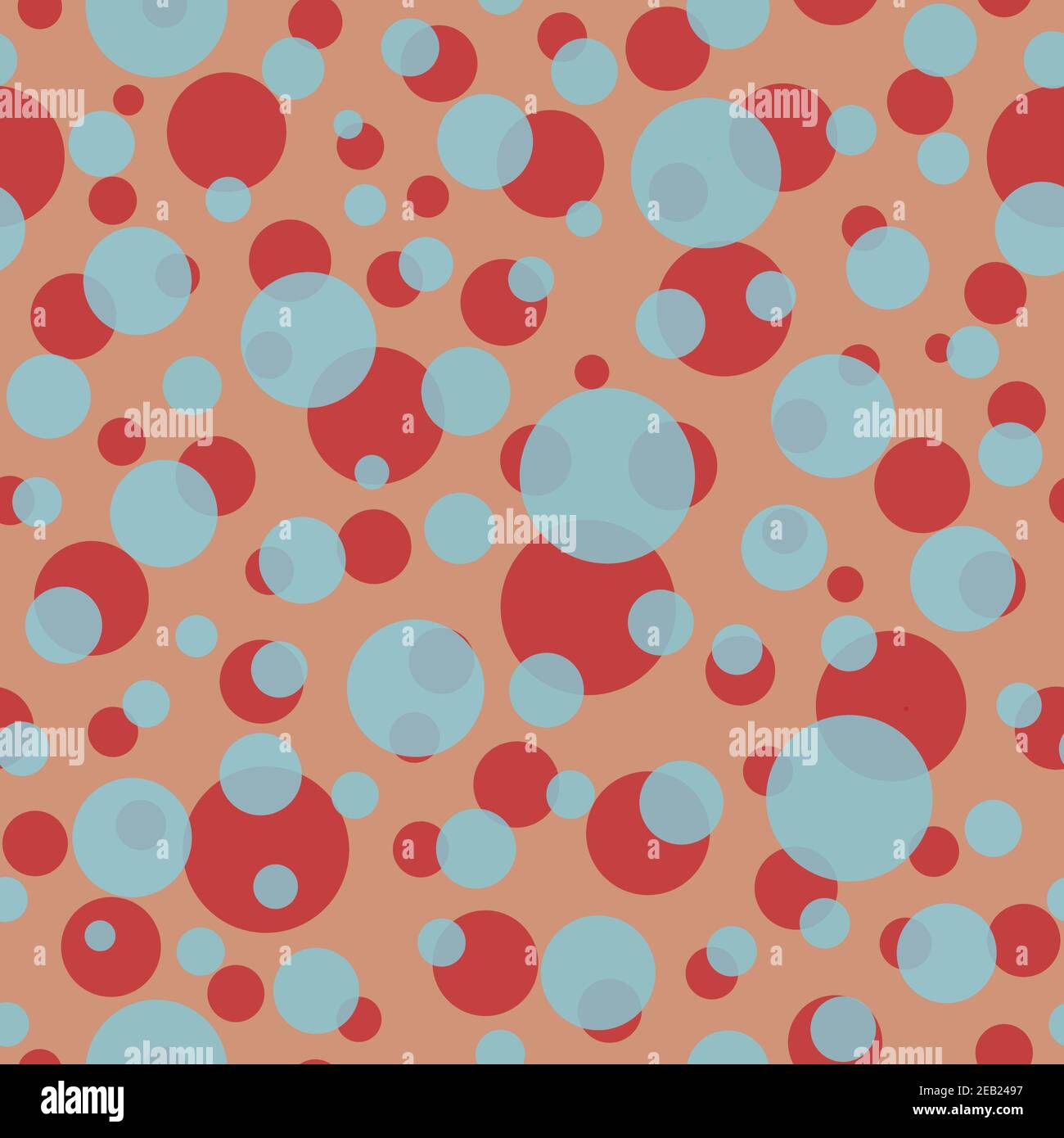 Abstract seamless pattern with colorful balls.Illustration of ...