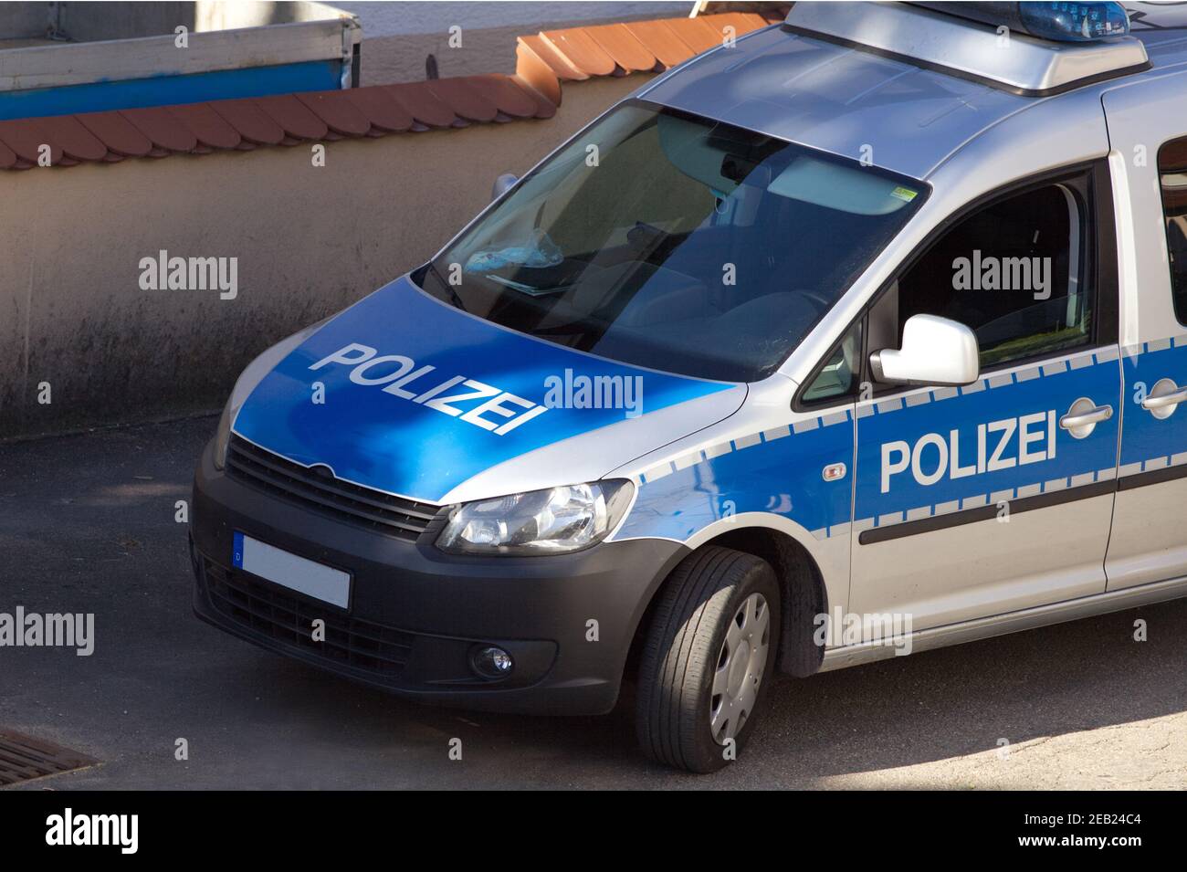 german police car text translation: police Stock Photo - Alamy