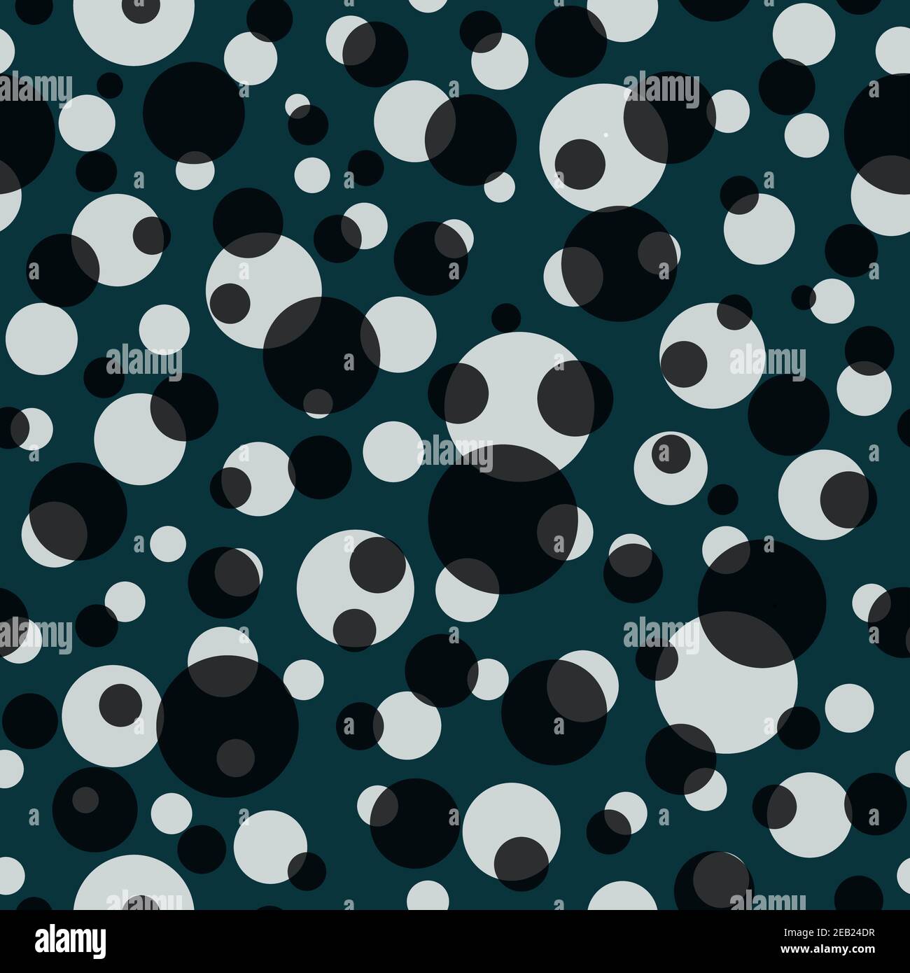 Abstract seamless pattern with colorful balls.Illustration of ...
