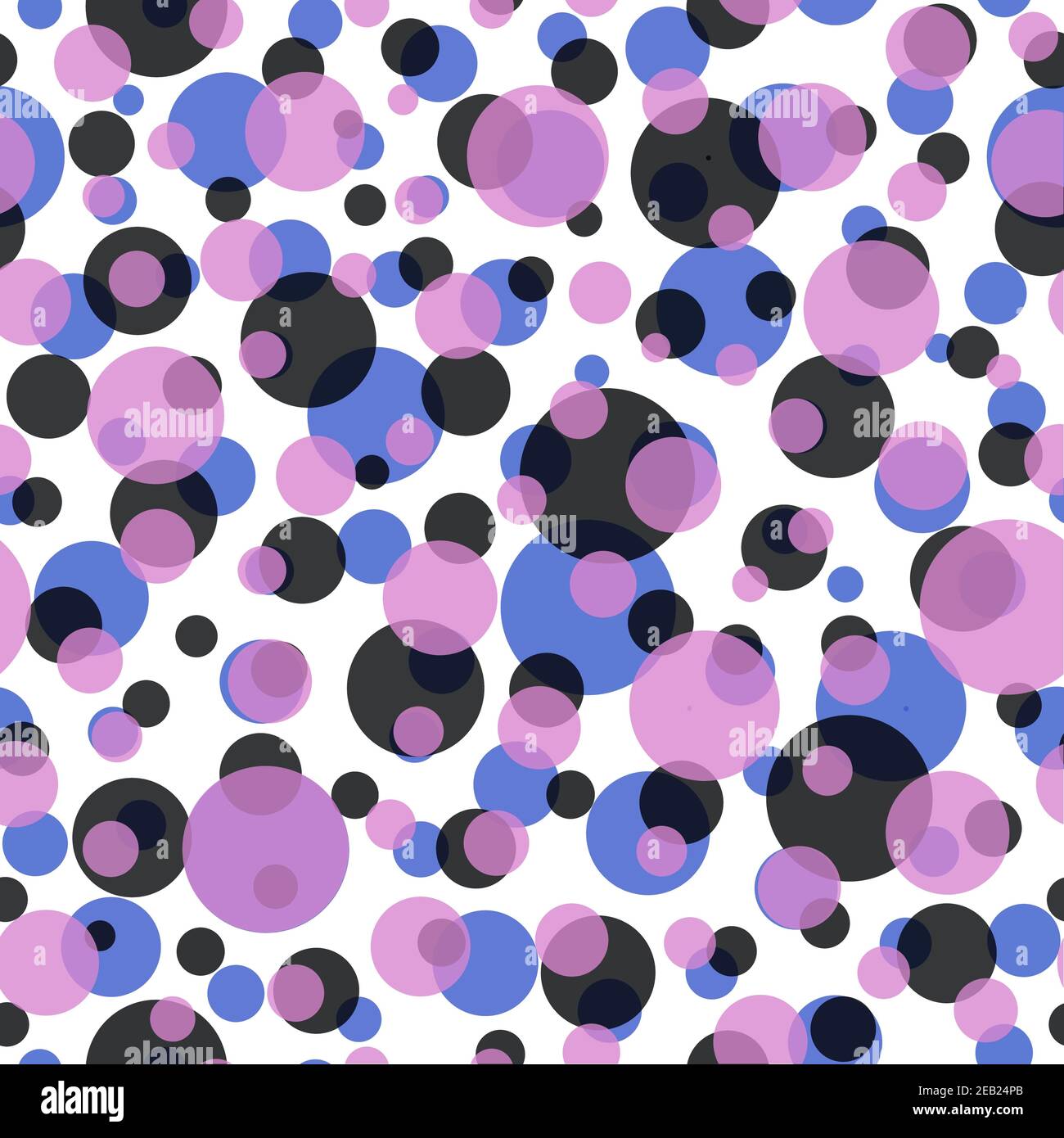Abstract seamless pattern with colorful balls.Illustration of ...
