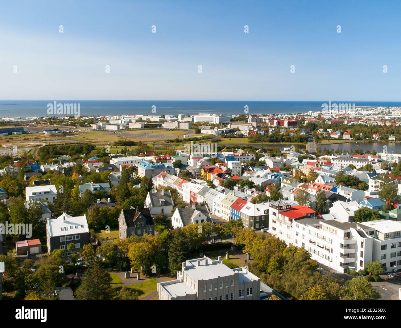 Reykjavik main street city iceland hi-res stock photography and images ...